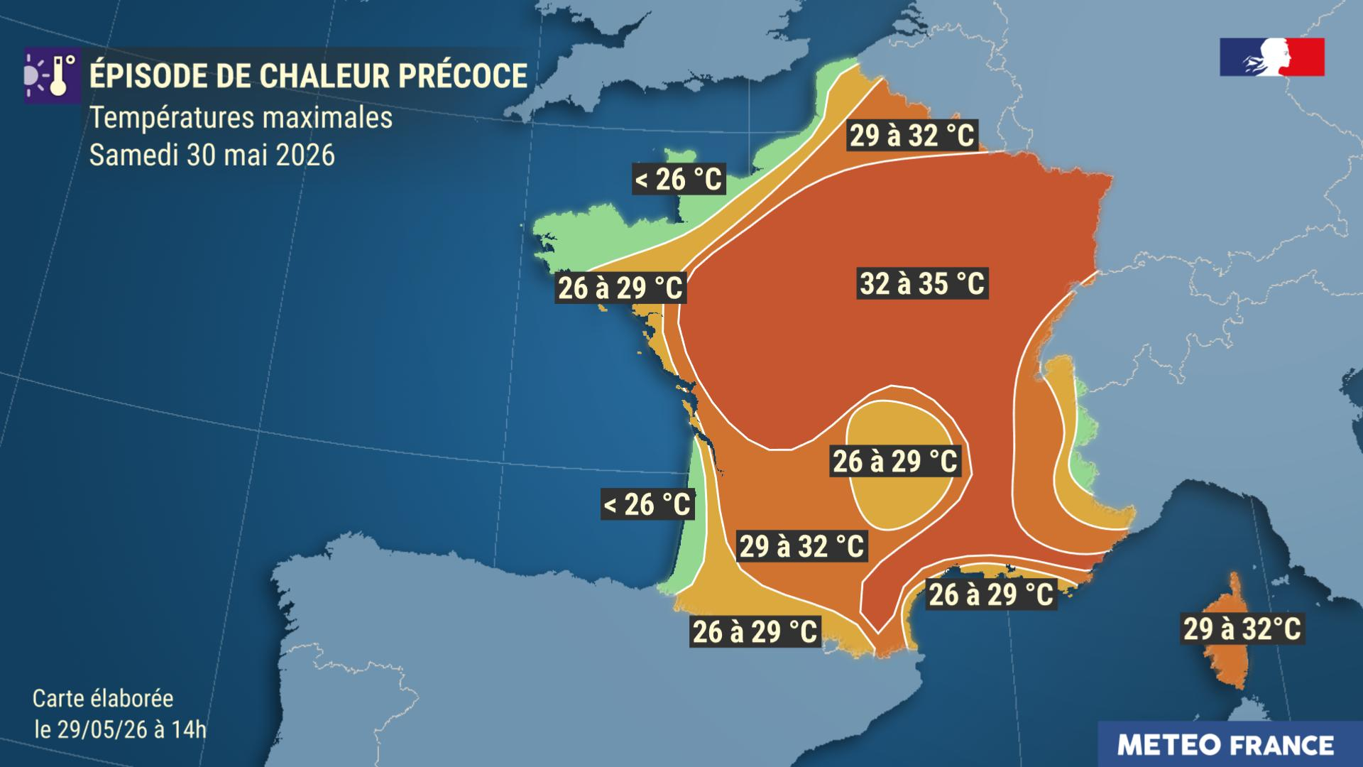 Météo : épisode de chaleur inédit en mai | Météo-France